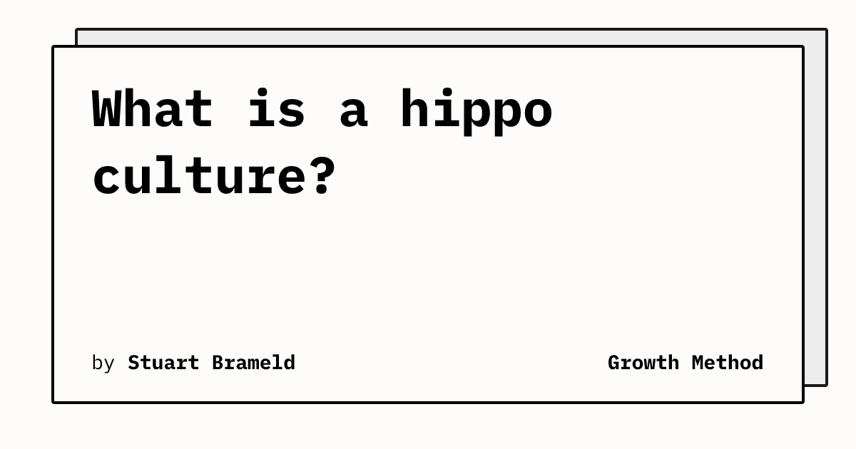 What is a hippo culture? | Growth Method